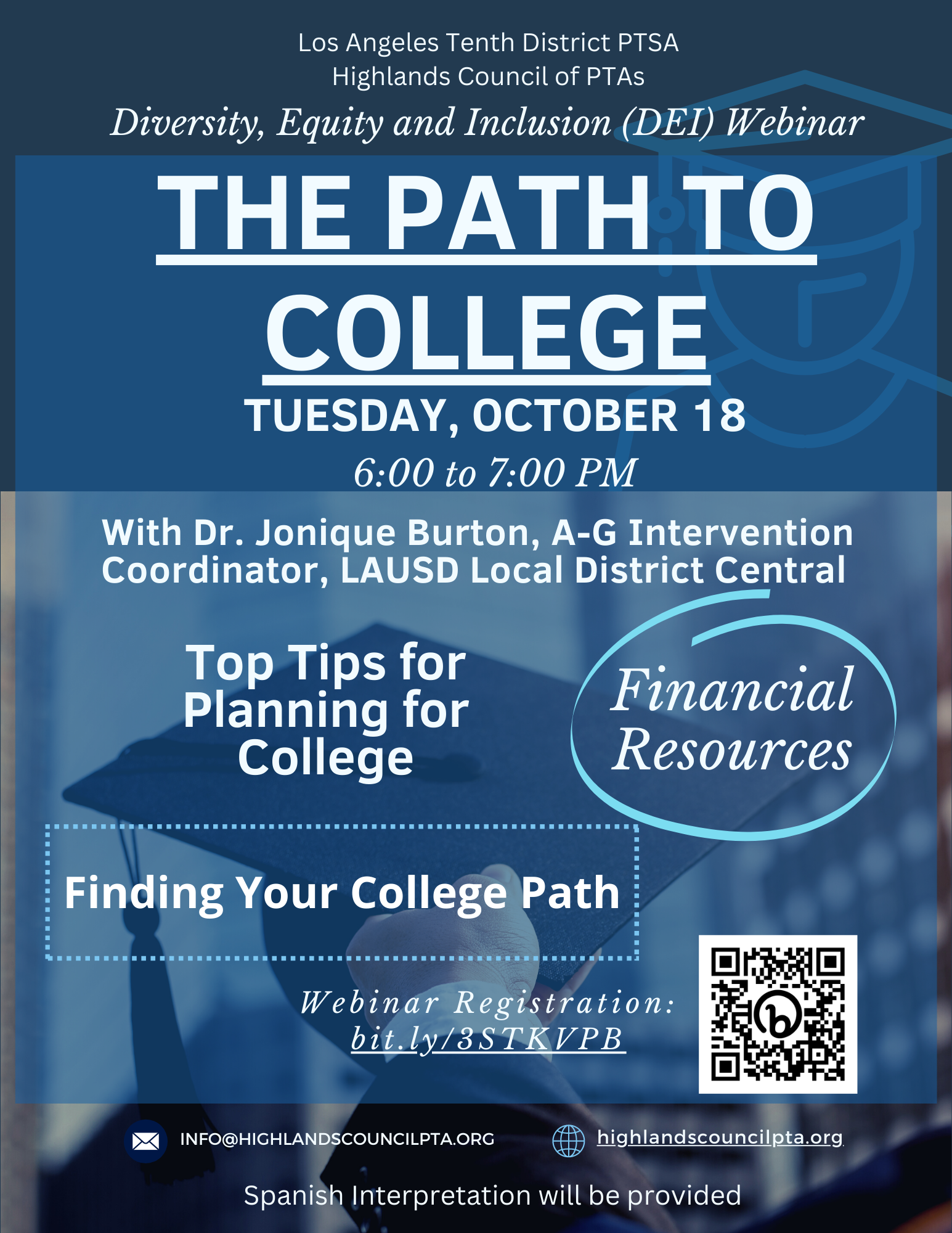 Past Webinar: The Path to College – Highlands Council of PTA's